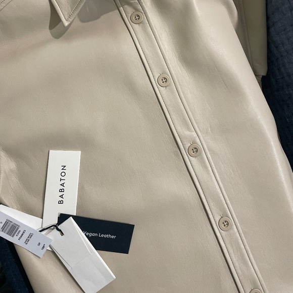 Aritzia | Tops | Aritzia New W Tags Vegan Leather Shackets | Poshmark